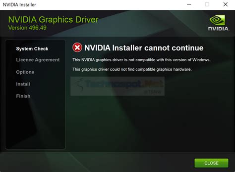 Fix Nvidia Installer Cannot Continue Error On Windows