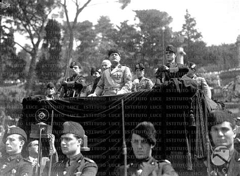 Il Discorso Di Mussolini Durante La Cerimonia Della VI Leva Fascista In