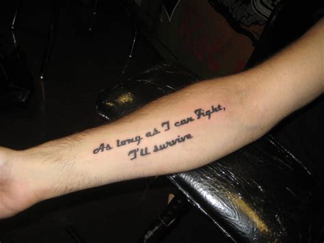 Fuckyeahgrungetattoos As Long As I Can Fight Foo Tattoos