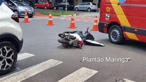C Mera Registra Momento Em Que Motociclista Arremessada Ap S Ser