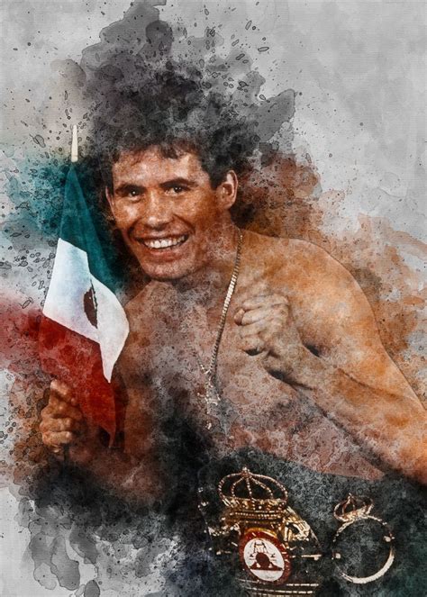 Julio Cesar Chavez Poster Picture Metal Print Paint By Ononmade