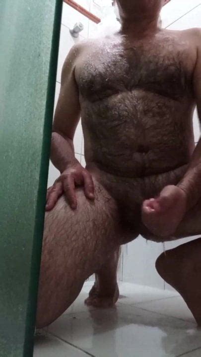 Hairy Daddy Jerk Off And Cum On Shower Xhamster