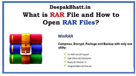 What Is Rar File And How To Open In