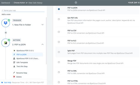 web api former bytescout cloud api for zapier integration with zapier convert html