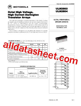 Uln Folha De Dados Pdf On Semiconductor