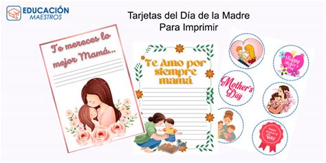 Printdiseños TARJETAS DÍA DE LA MADRE IMPRIMIBLES 49 OFF