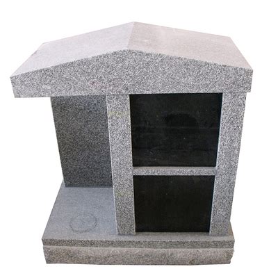 Grey Black Granite 2 Niche Columbarium Buy Cemetery Columbarium