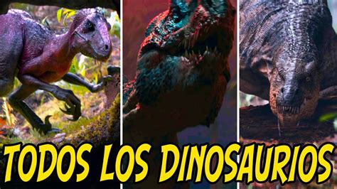 TODOS LOS DINOSAURIOS DE 65 AL BORDE DE LA EXTINCIÓN YouTube