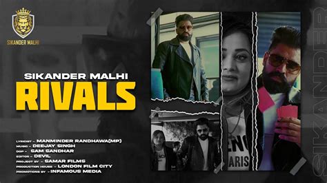 Rivals Official Video Sikander Malhi Latest Punjabi Song 2024