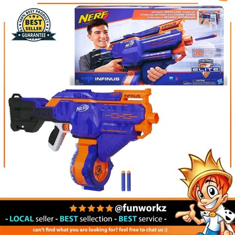 Infinus Nerf N Strike Elite Toy Motorized Blaster With Speed Load