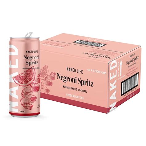 Naked Life Non Alcoholic Cocktail Negroni Spritz Ntuc Fairprice