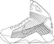 Coloriage Basket Nike Air Dessin Basket à imprimer