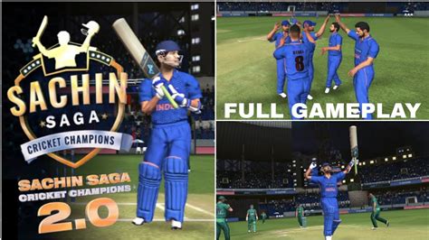 Sachin Saga Pro Cricket 2 0 Full Gameplay New Cricket Game Full HD