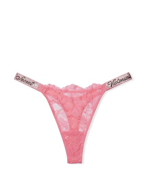 String En Dentelle À Lanières Brillantes Victoria s Secret France