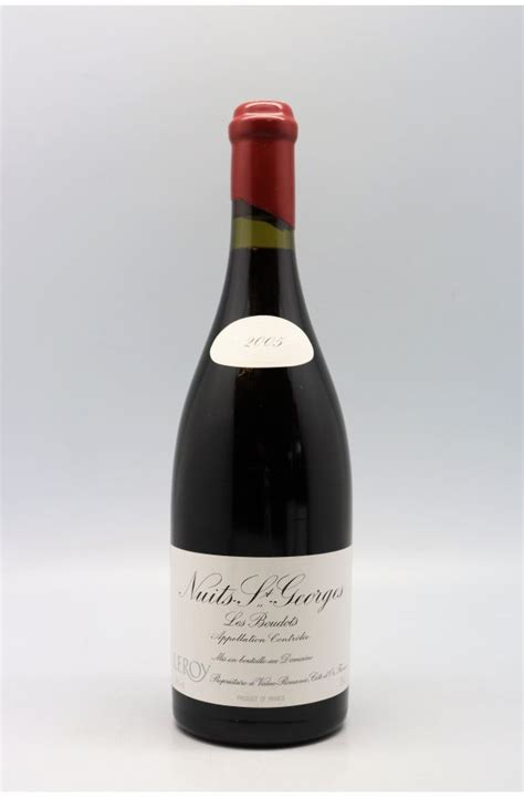 Domaine Leroy Nuits Saint Georges 1er Cru Les Boudots 2005