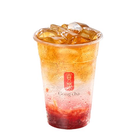 Sparkling Vải Hoa Hồng Gong Cha Vietnam