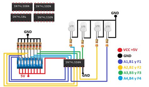 Integrated Circuits AND OR NOR NAND XOR And NOT Logic Gates PCB