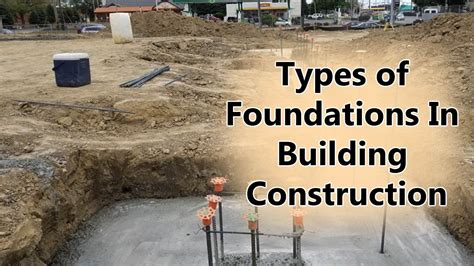 Common Types Of Foundations In Building Construction