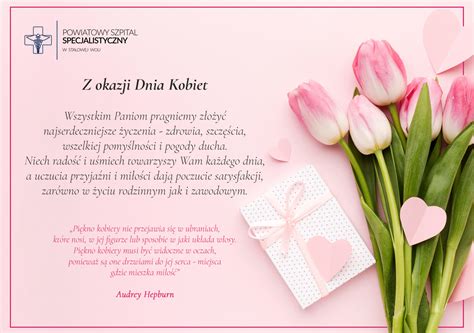 Życzenia z Okazji Dnia Kobiet Powiatowy Szpital