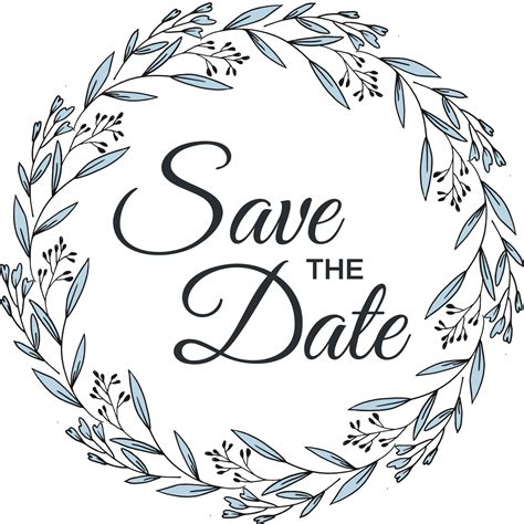 Save The Date Png Transparent Images