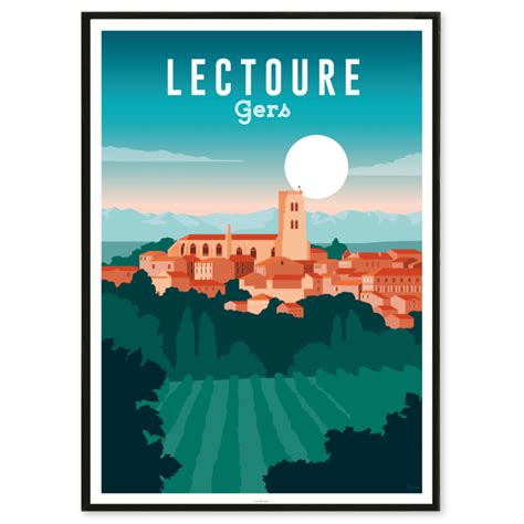 AFFICHE LECTOURE Gers LES AFFICHISTES