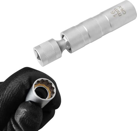 Amazon fr 2 Pièces de Cle a Bougie Douille Bougie 14mm cle a