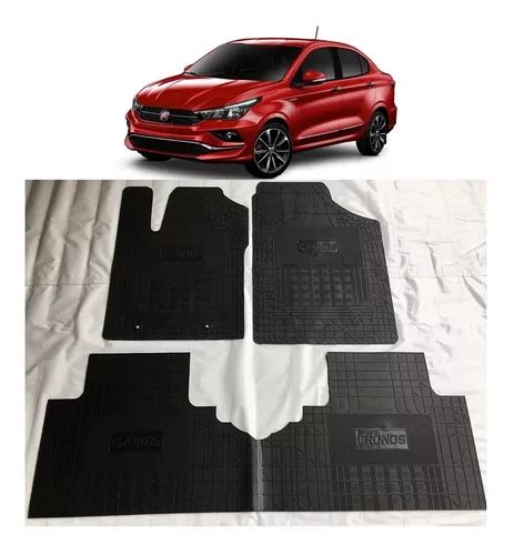 Jogo De Tapete Borracha Personalizado Fiat Cronos Todos Parcelamento
