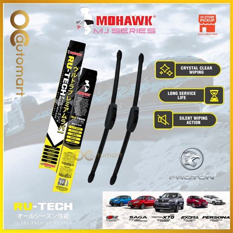 MOHAWK Proton Wira Satria Iriz X50 X70 Preve BLM FLX MJ Series RU TECH