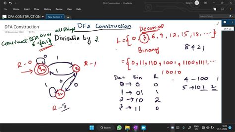 construct dfa over all strings {0 1} divisible by 3 divisible by 5 toc in tamil automata