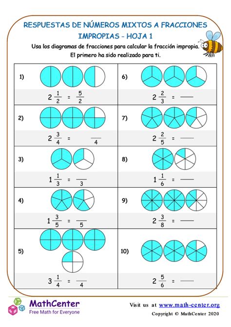 Cuarto Grado Hojas De Trabajo Fracciones Como Parte Del Todo Math Center