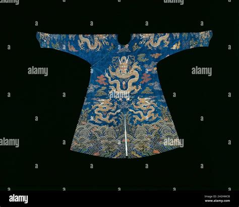 Man S Jifu Semiformal Court Robe China Qing Dynasty 1644 1911