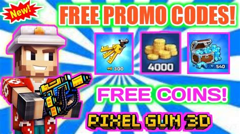 New Realese Codes Pixel Gun D Promo Codes New Pixel Gun D Promo