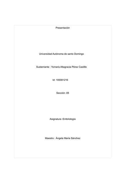 Resumen Gametogenesis Y Fecundacion Pdf