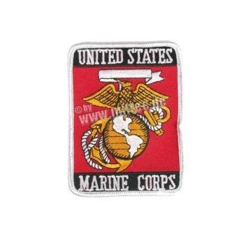Écusson Patch brodé US Marine Corps thermocollant DAN MILITARY