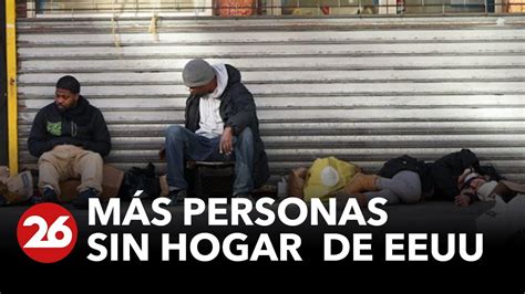 Cada vez más personas sin hogar en las grandes ciudades de EEUU