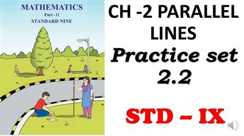 parallel lines practice set 2 2 i parallel lines std 9 i parallel lines class 9 i parallel lines