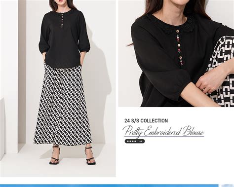 24SS 바네사리찌 프리티 자수 블라우스 3종