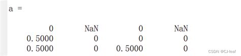matlab矩阵操作1——删除全0列和nan列 matlab 删除nan csdn博客