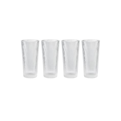 Szklanki do napojów Pilastro 300ml 4szt Stelton