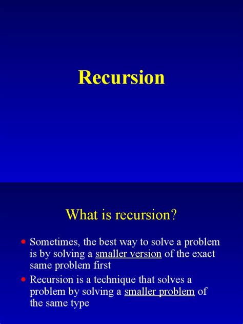 recursion pdf applied mathematics mathematical analysis