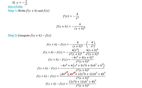 [solved] differential calculus solve these problems using four step rule of course hero