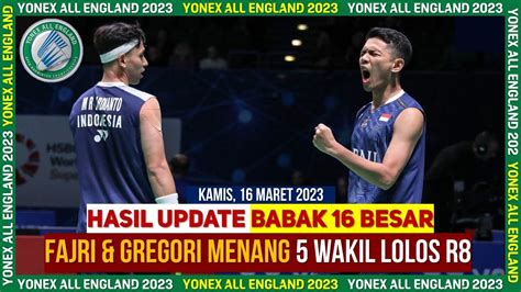 Hasil Update All England 2023 Hari Ini Babak 16 Besar 5 Wakil Lolos