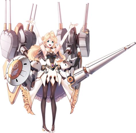 Blue Oath Artist Request Highres Official Art 1girl Anchor Aqua Eyes Arms Up Black
