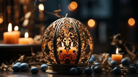 Premium AI Image Happy New Hijri Year 1445 Arabic Calligraphy Islamic