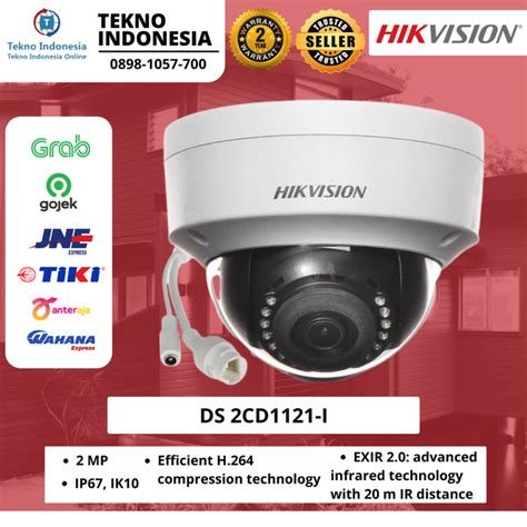 Jual Hikvision DS 2CD1121 I 2MP IP Camera Indoor Fixed Dome Kota