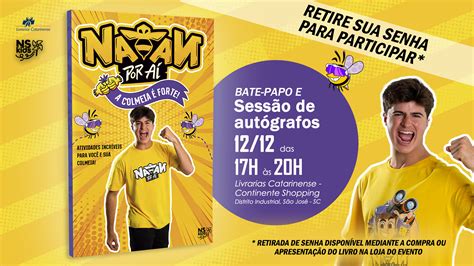 Youtuber Natan Do Canal Natan Por A Lan A Novo Livro Na Livrarias