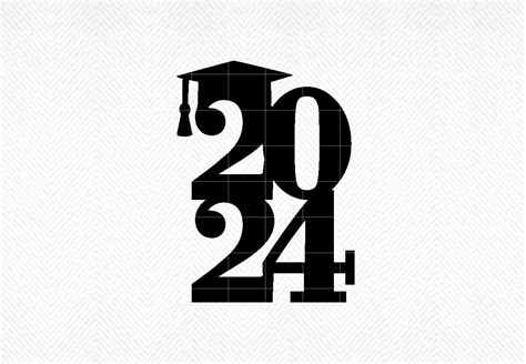 Clase de 2024 SVG 2024 Graduación Cake Topper svg 2024 Grad Etsy México