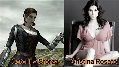 Character And Voice Actor Assassin S Creed II Caterina Sforza