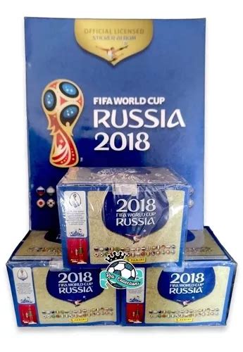 3 Cajas De 100 Sobres Rusia 2018 Album Pasta Blanda Meses sin interés