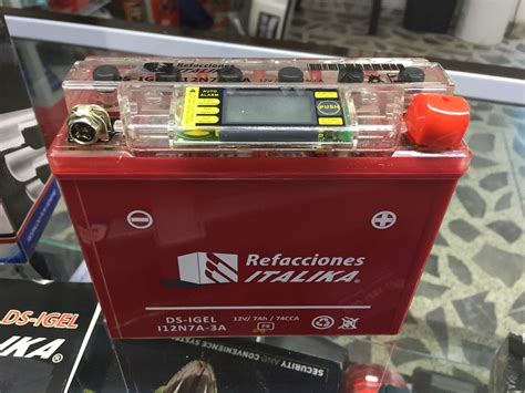 Bateria Moto Italika Gel Original Inteligente Rt Ft En